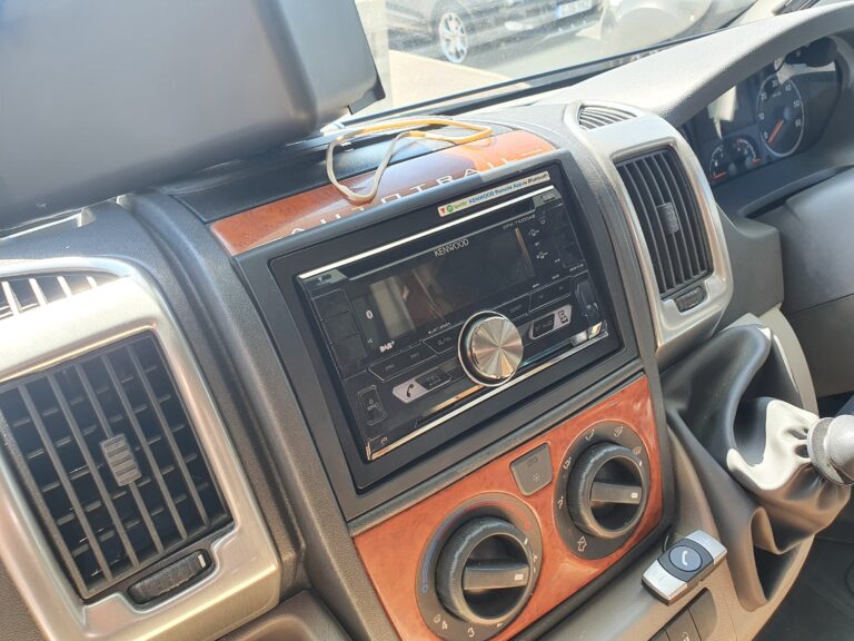 Fiat Ducato motorhome DAB stereo upgrade. – Auto Mobile Installations